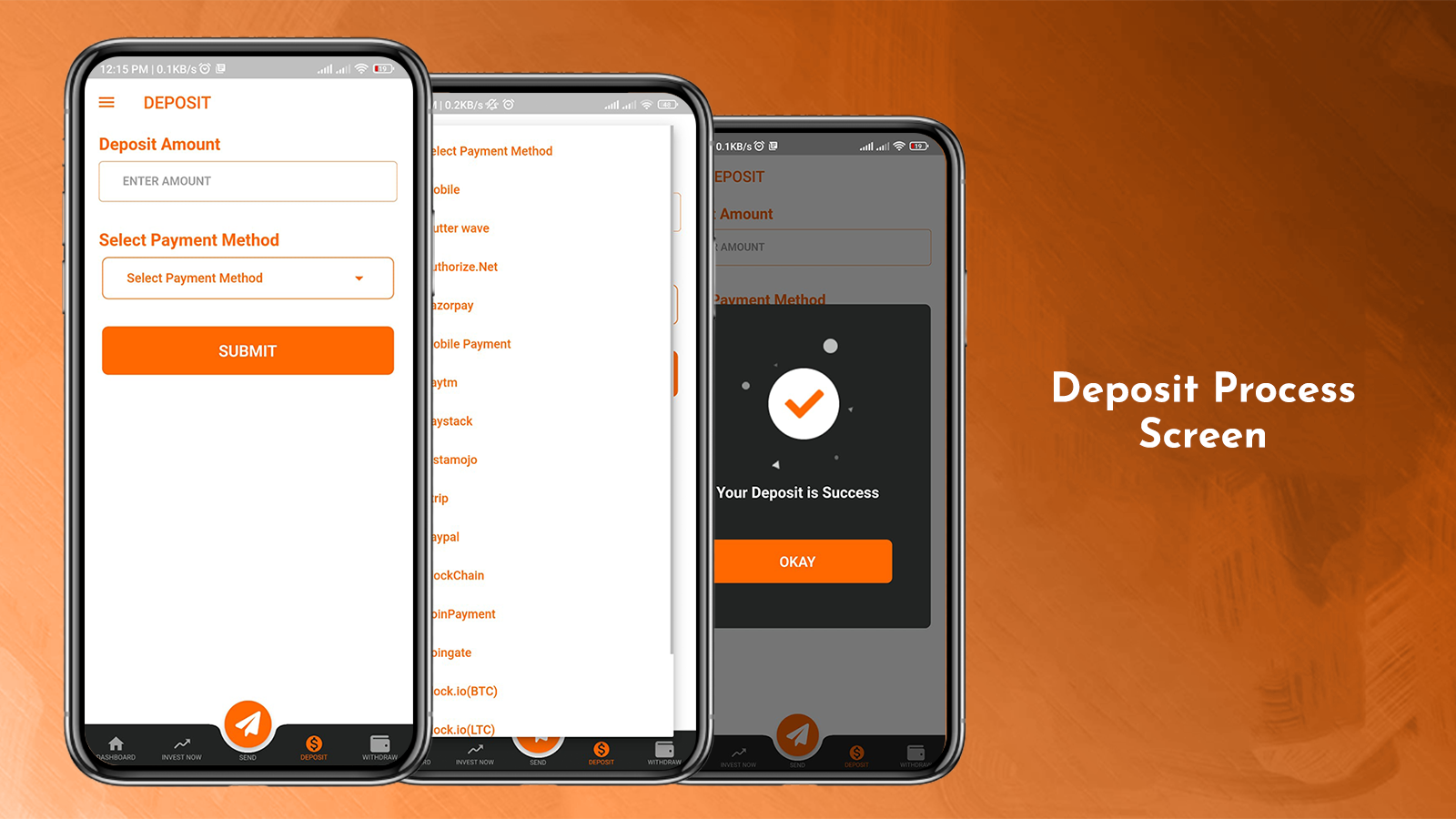 CrypInvest - Cryptocurrency Investment Platform Flutter App UI Kit by AppDevsX